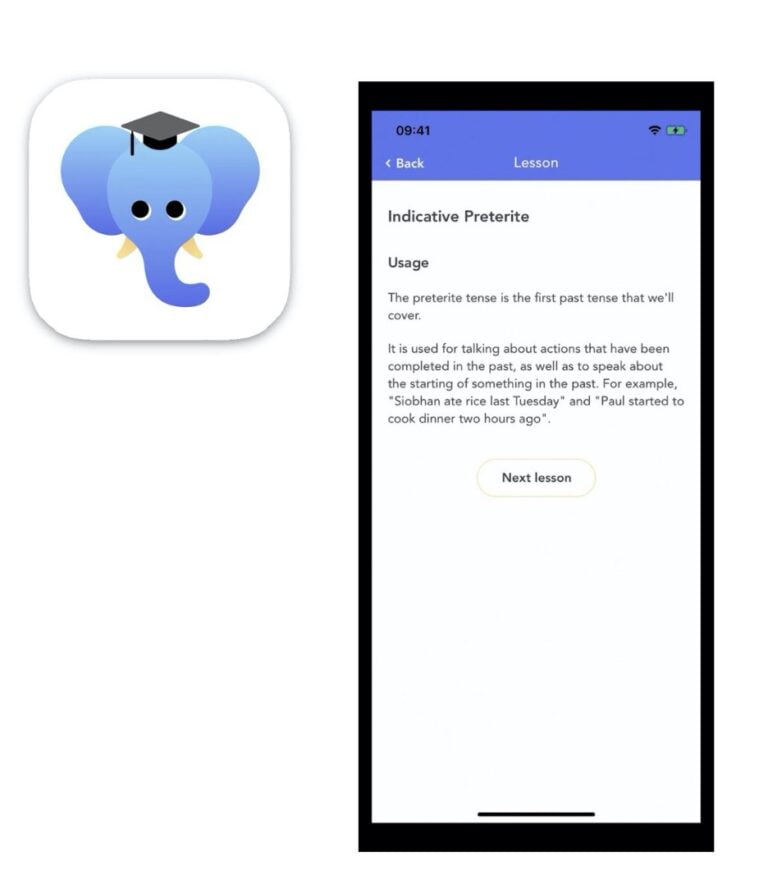 ella-verbs-lesson-screenshot | App Guardians